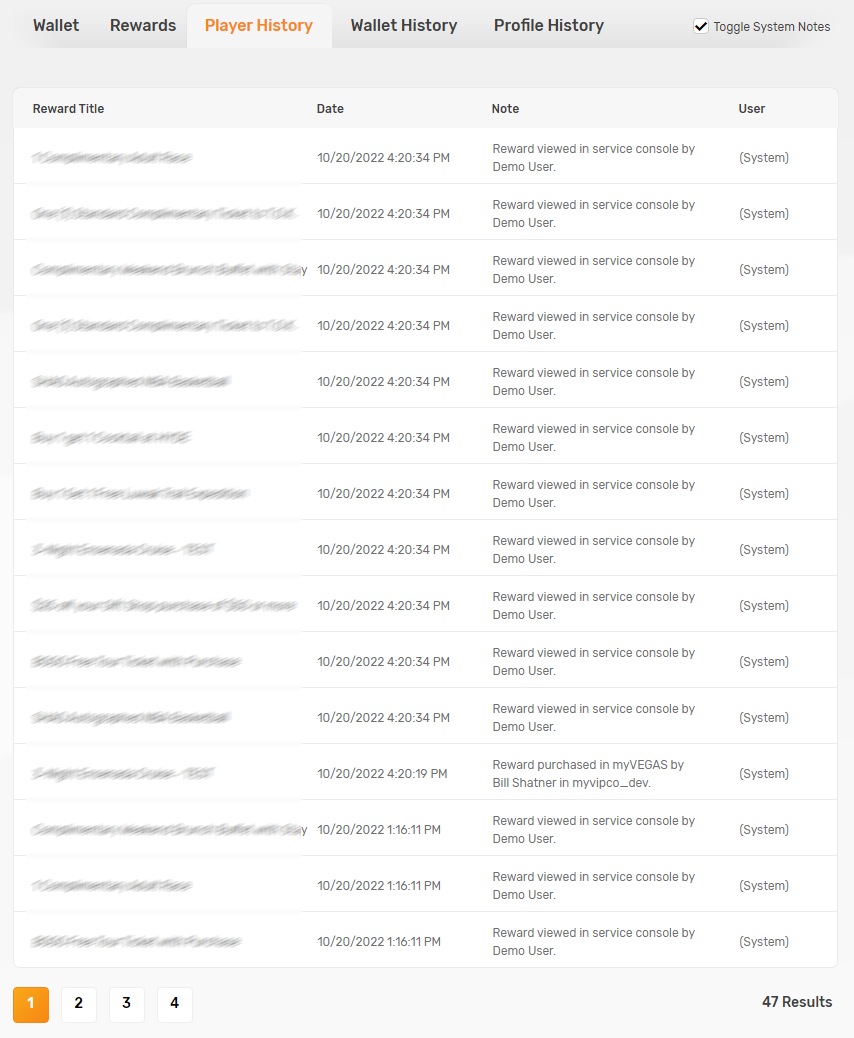 Servicing Your Players