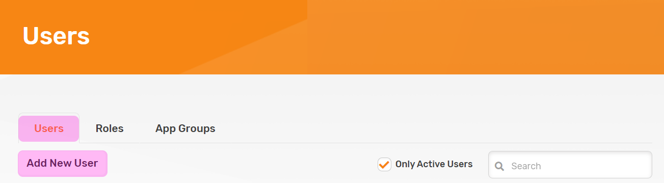 Users Administration