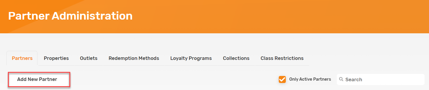 Partner Administration